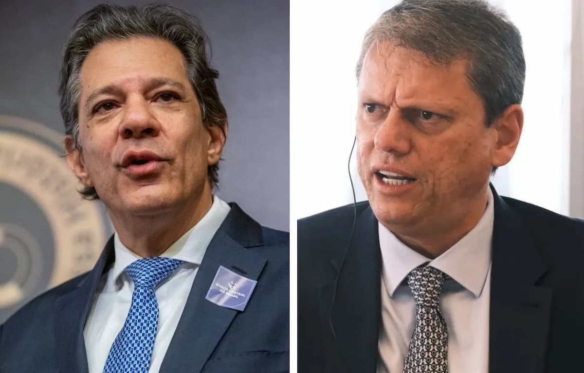 Pesquisa: Tarcísio lidera com 45,6% contra 34,1% de Haddad em SP